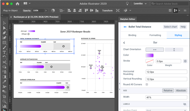 Chart Maker plug-in for Illustrator | Datylon